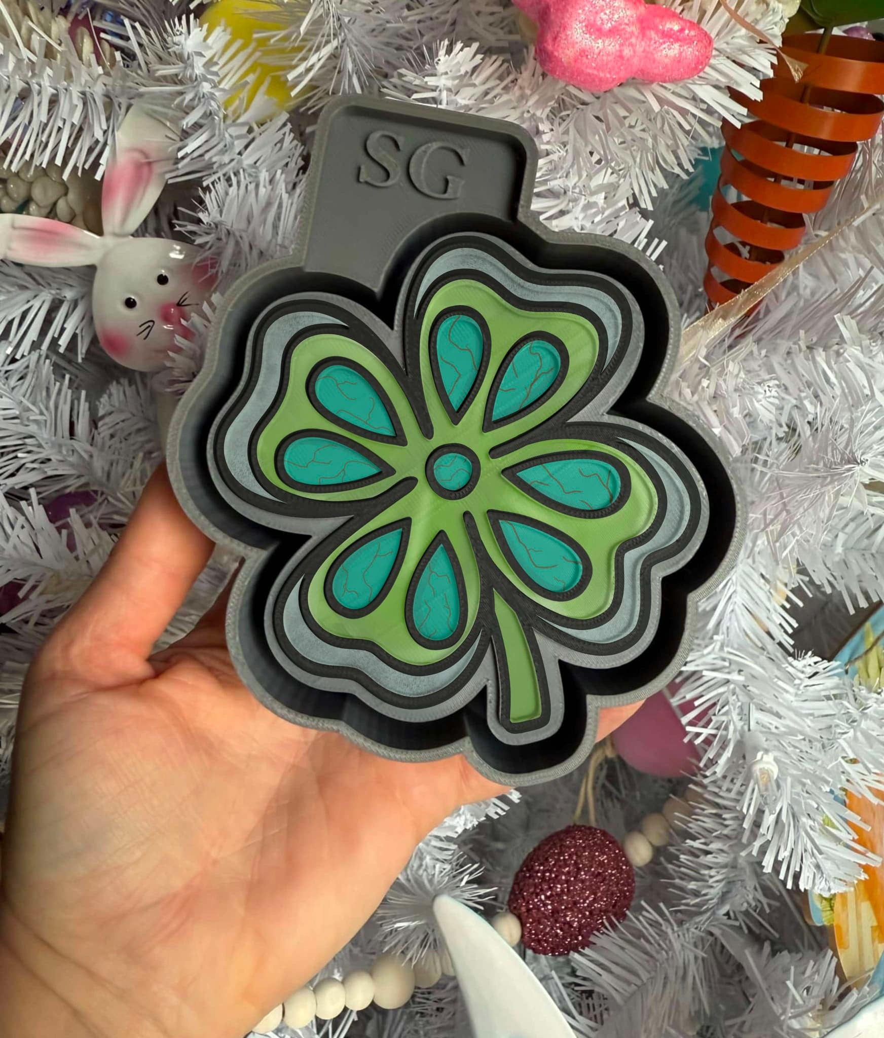 Turquoise Clover | Southern Glitter Molds