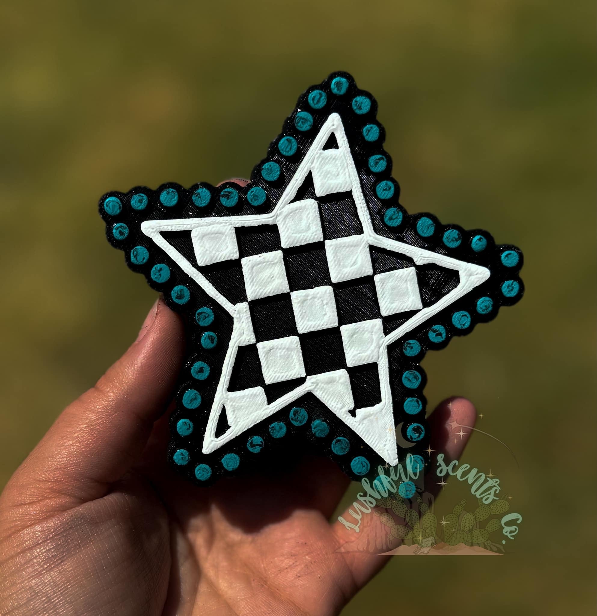Checkered Star Exclusive Mold | Southern Glitter